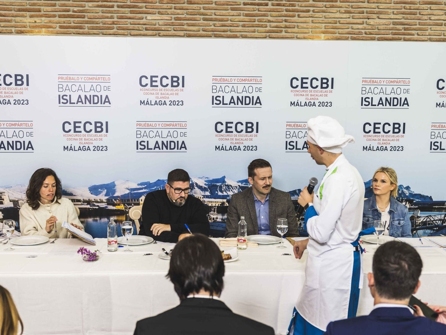 Final of the Icelandic Cod Cooking School Competition 2023 with the ...